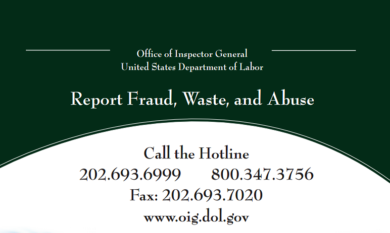 Office of Inspector General - U.S. Department of Labor
