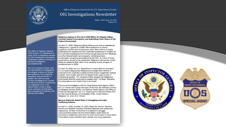Office of Inspector General - U.S. Department of Labor