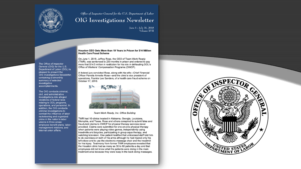 Office of Inspector General - U.S. Department of Labor