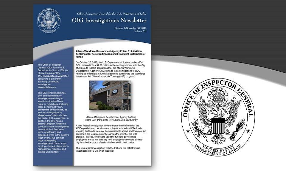 Office of Inspector General - U.S. Department of Labor
